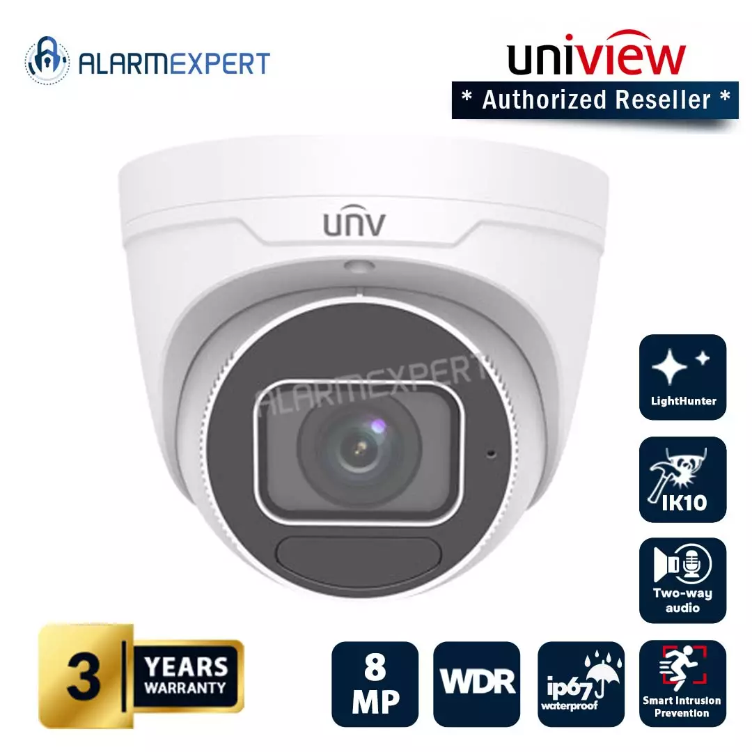 Uniview 8MP Lighthunter WDR IR Network Dome Camera