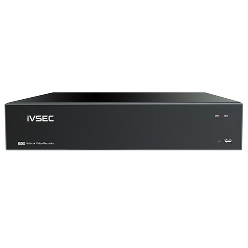 IVSEC IVNR564XA NVR 64 Channels, 32 POE+ Ports, 8 Bays, H265 , 4K HDMI