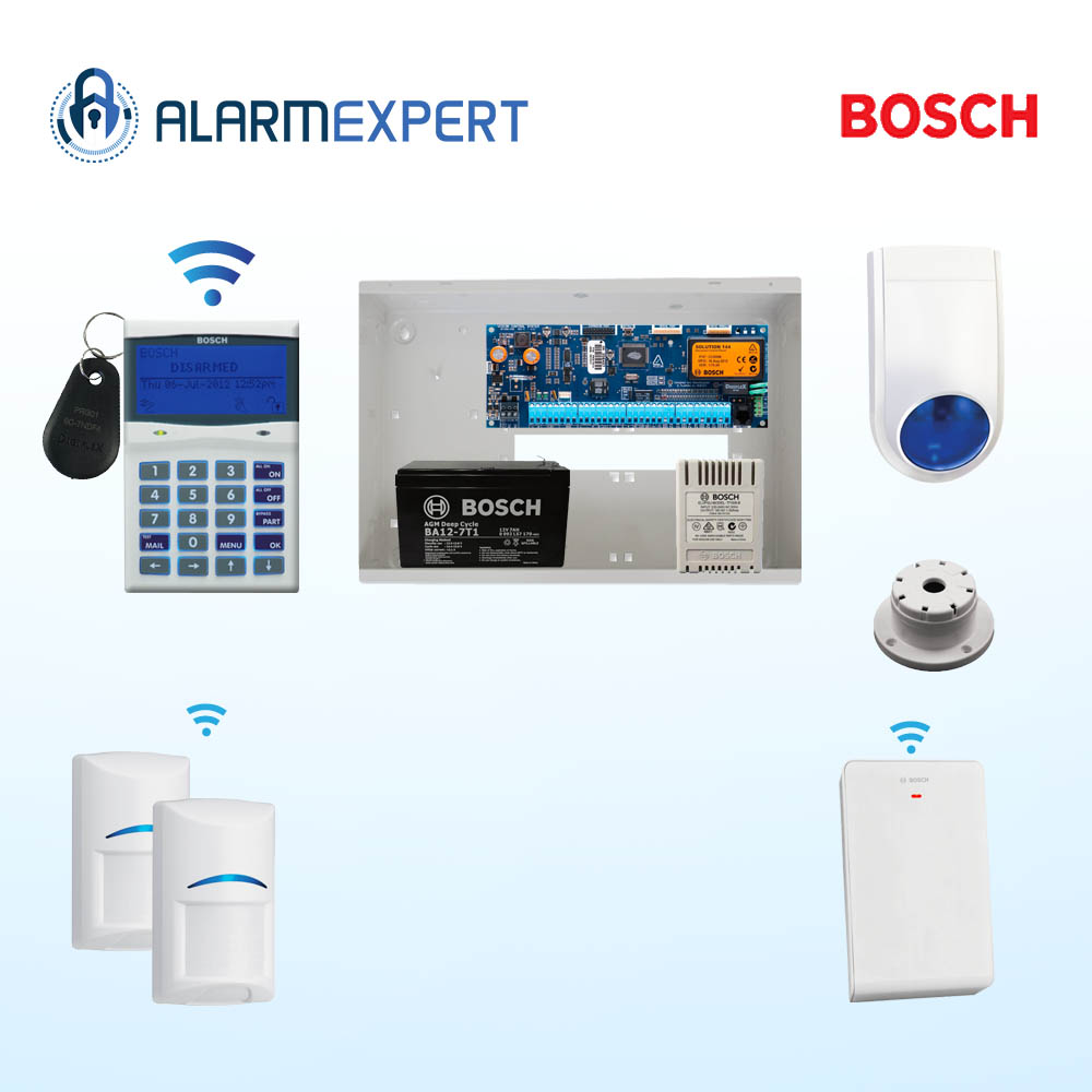 Bosch Solution 6000-WiFi Alarm Kit with 2x Wireless PIRs + Receiver