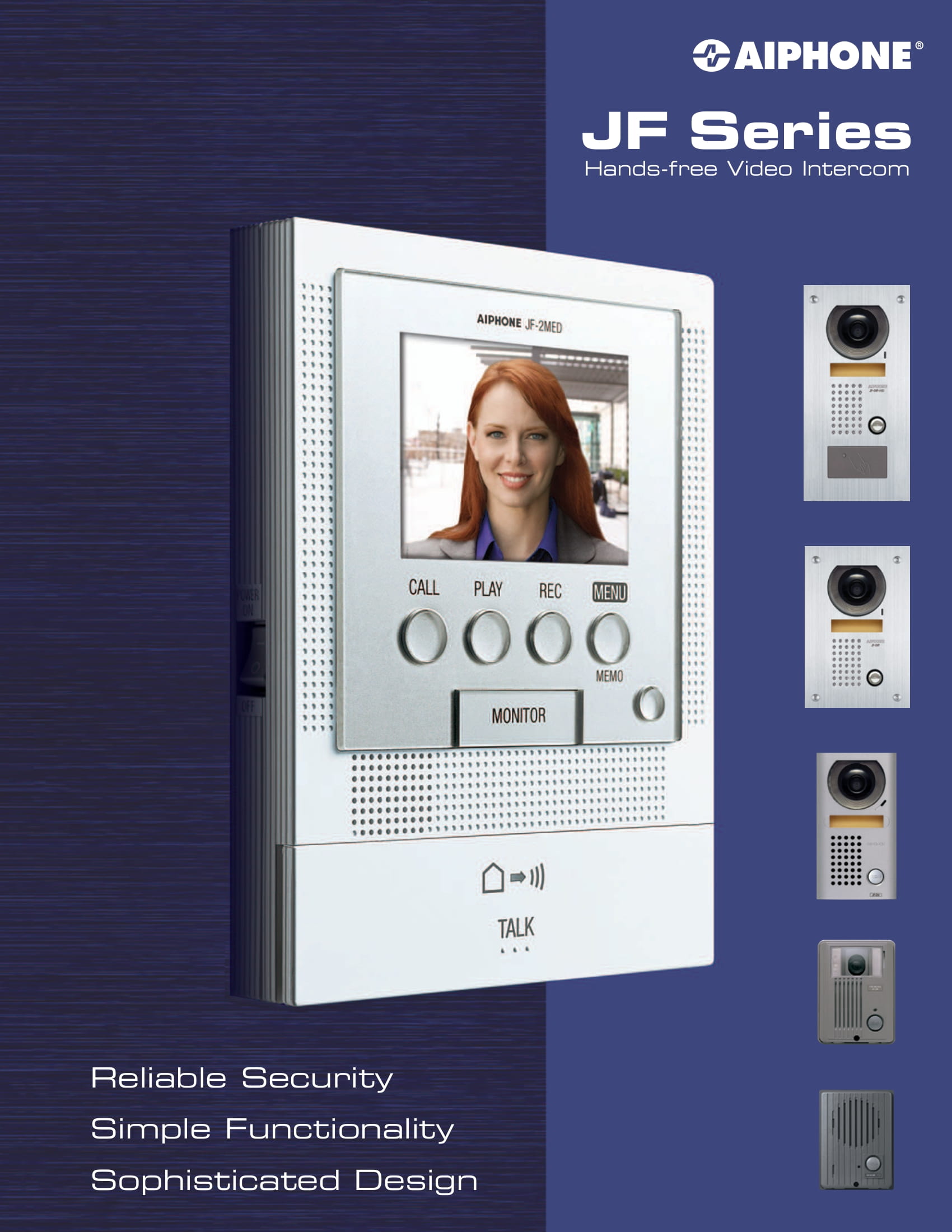 Aiphone Hands-Free Video Intercom Set with Surface Mount Vandal ... Aiphone Hands-Free Video Intercom Set with Surface Mount Vandal ...