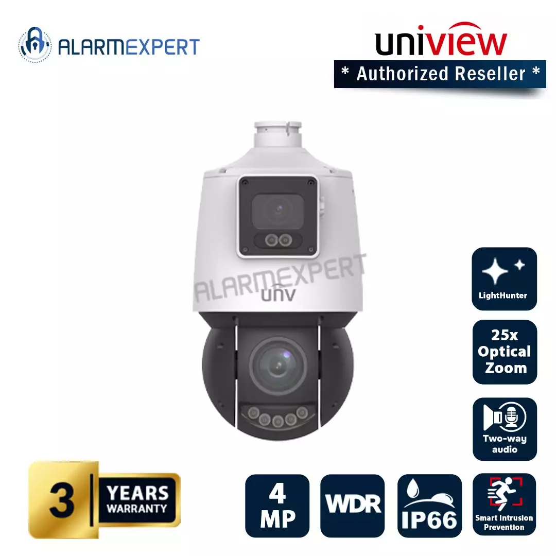 Uniview 4MP+4MP Lighthunter Dual lens Network PTZ Camera