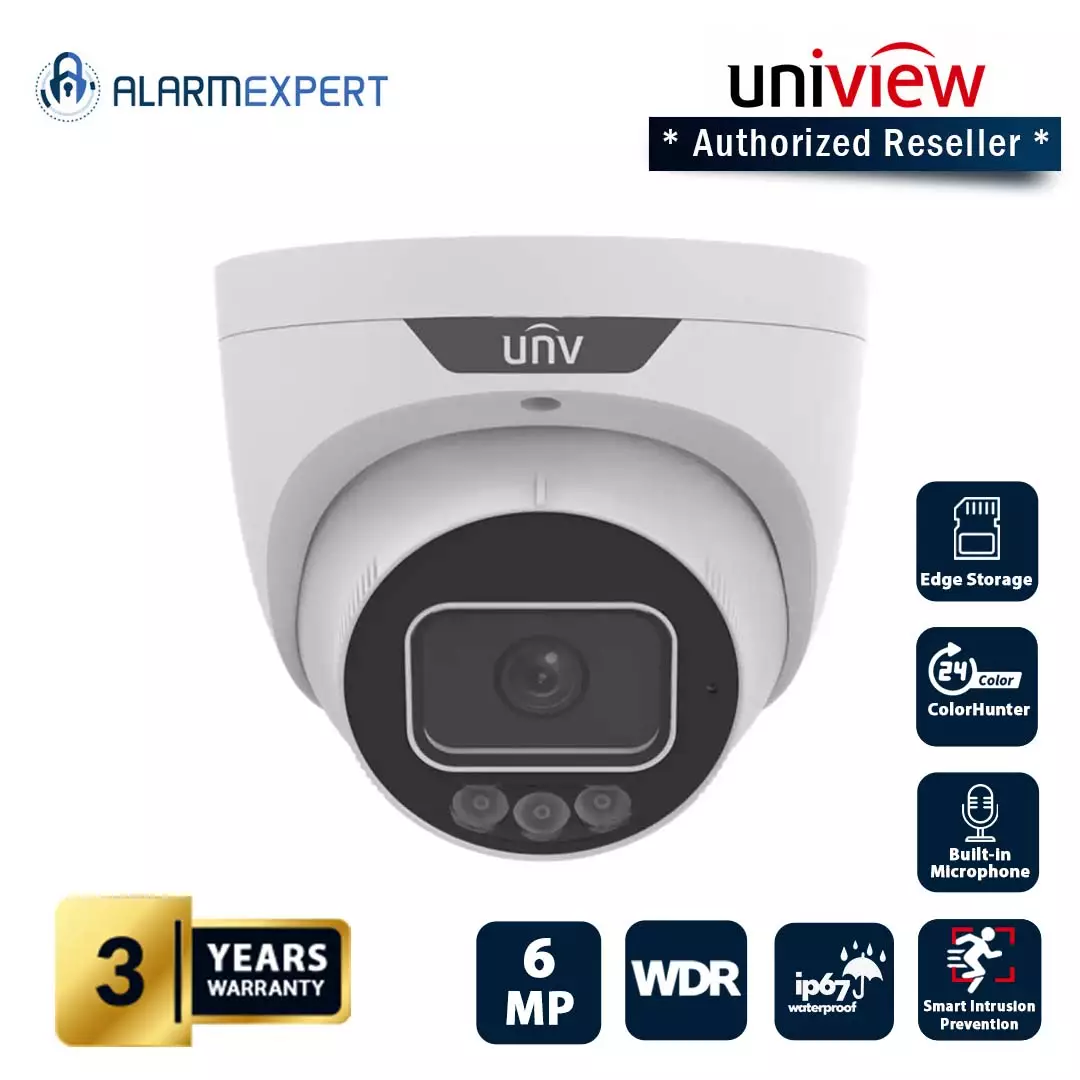 UNV 6MP HD Intelligent Light and Audible Warning Lens 2.8 mm