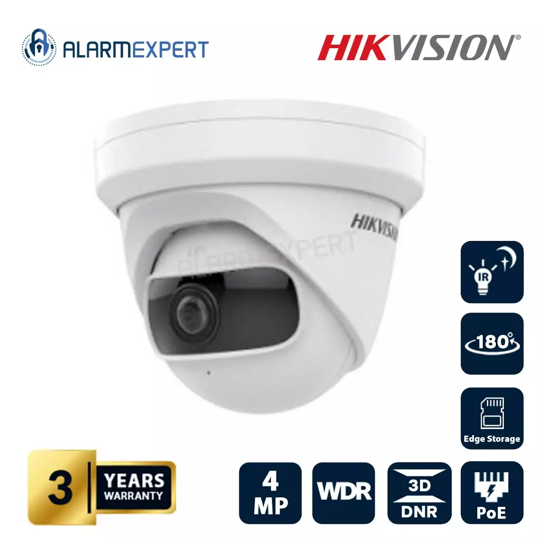 Hikvision 4 MP Super Wide Angle Fixed Turret Network Camera