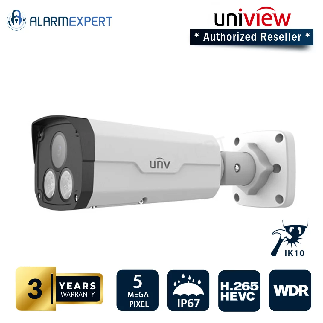 UNV 5MP HD ColorHunter Fixed Bullet Network Camera - Alarm Expert