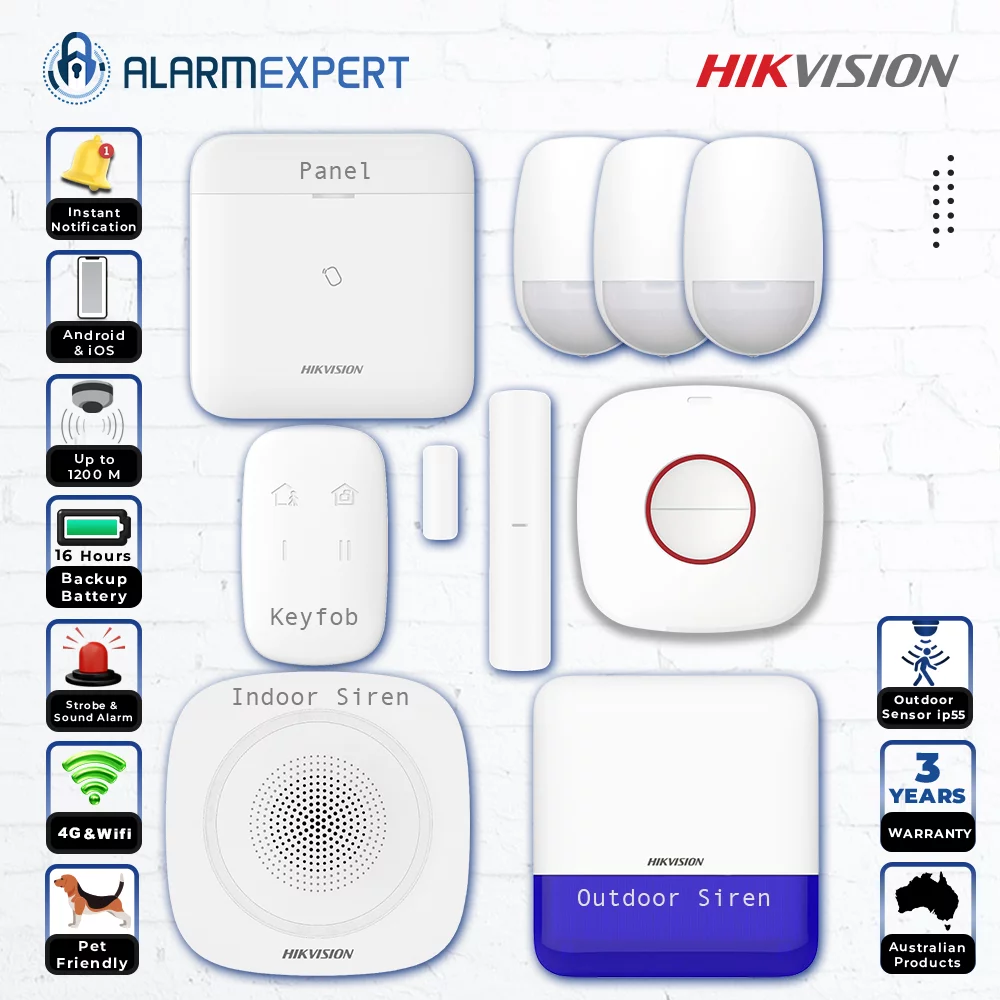 Hikvision HIK-ALARM.KIT-1 AX PRO Complete Alarm Security Kit 1