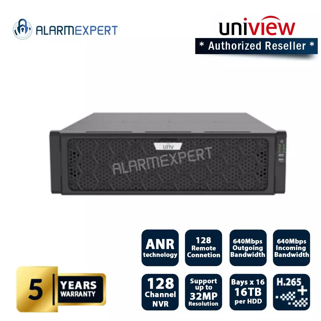 Uniview NVR516-128E-R 128 Channel 16 SATA interfaces Uniview NVR516-128E-R 128 Channel 16 SATA interfaces