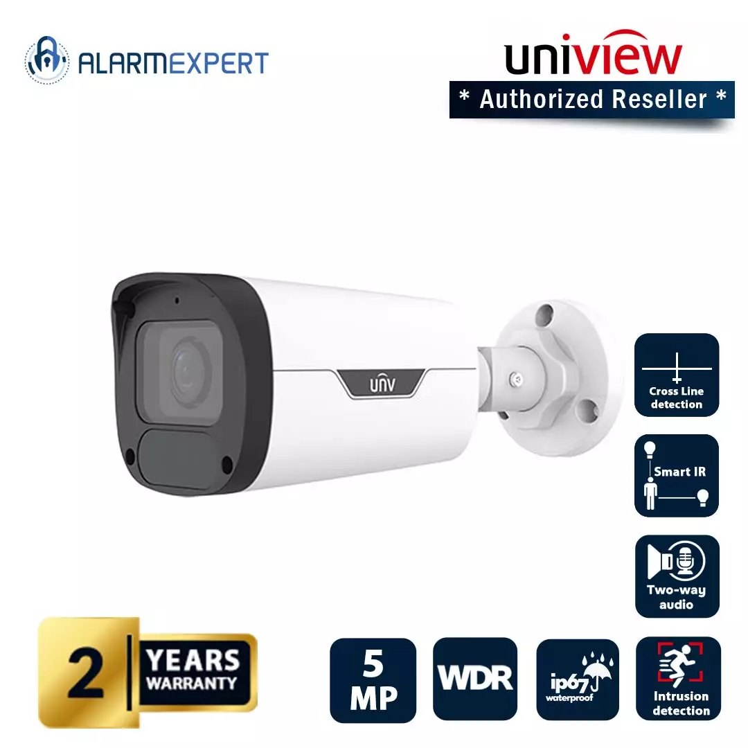 Uniview 5MP HD IR VF Bullet Motorised Network Camera